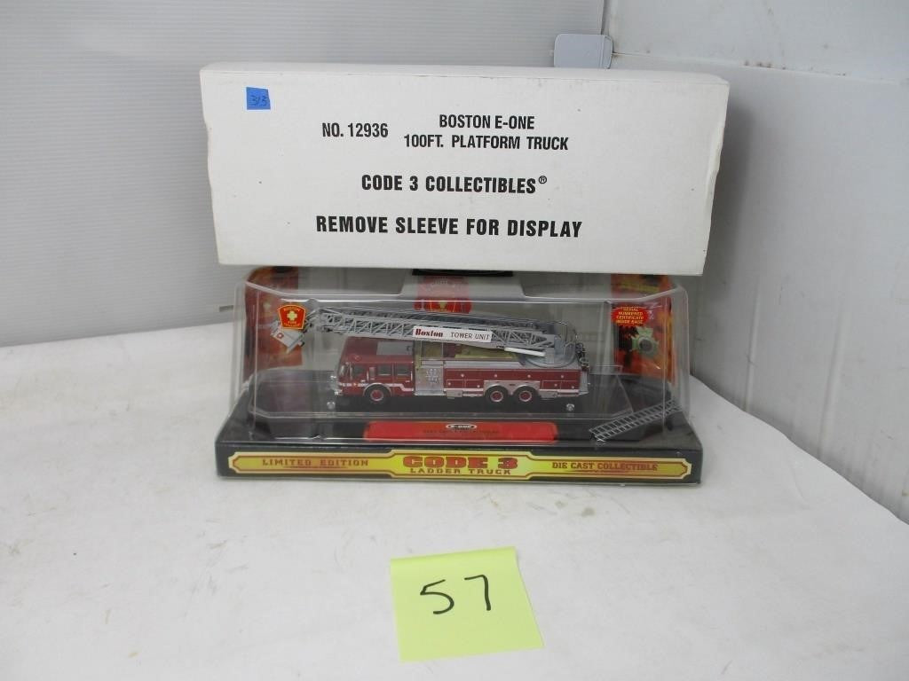 Code 3 Boston E-One Platform Ladder Tower Unit (12936) | Aj ...