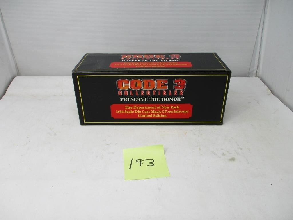Code 3 FDNY Mack CF Tower Ladder 41 (12515) | Aj Collectibles & More